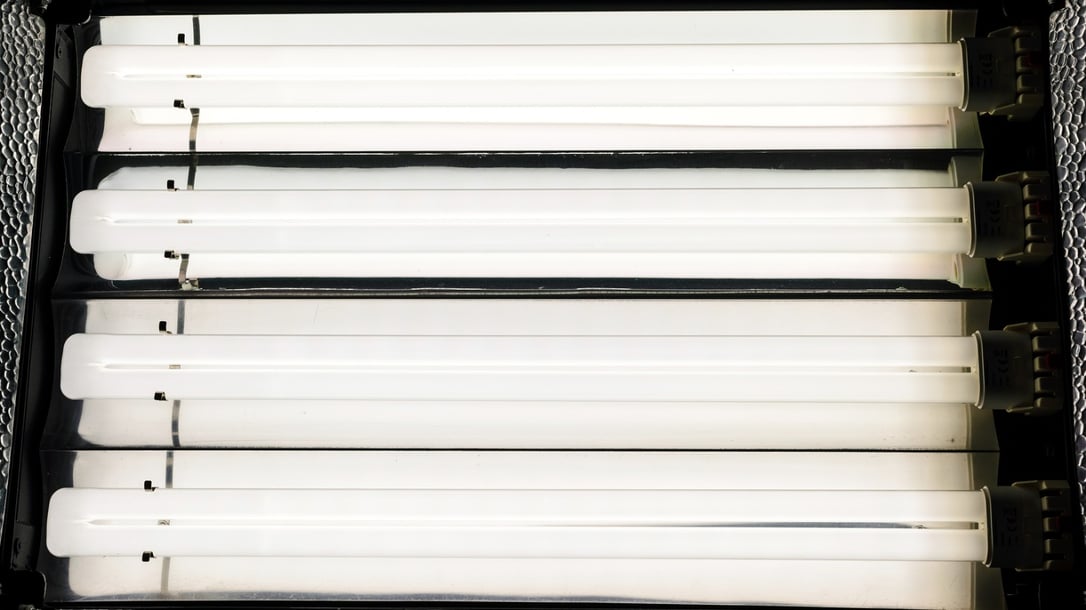 What is fluorescent lighting?