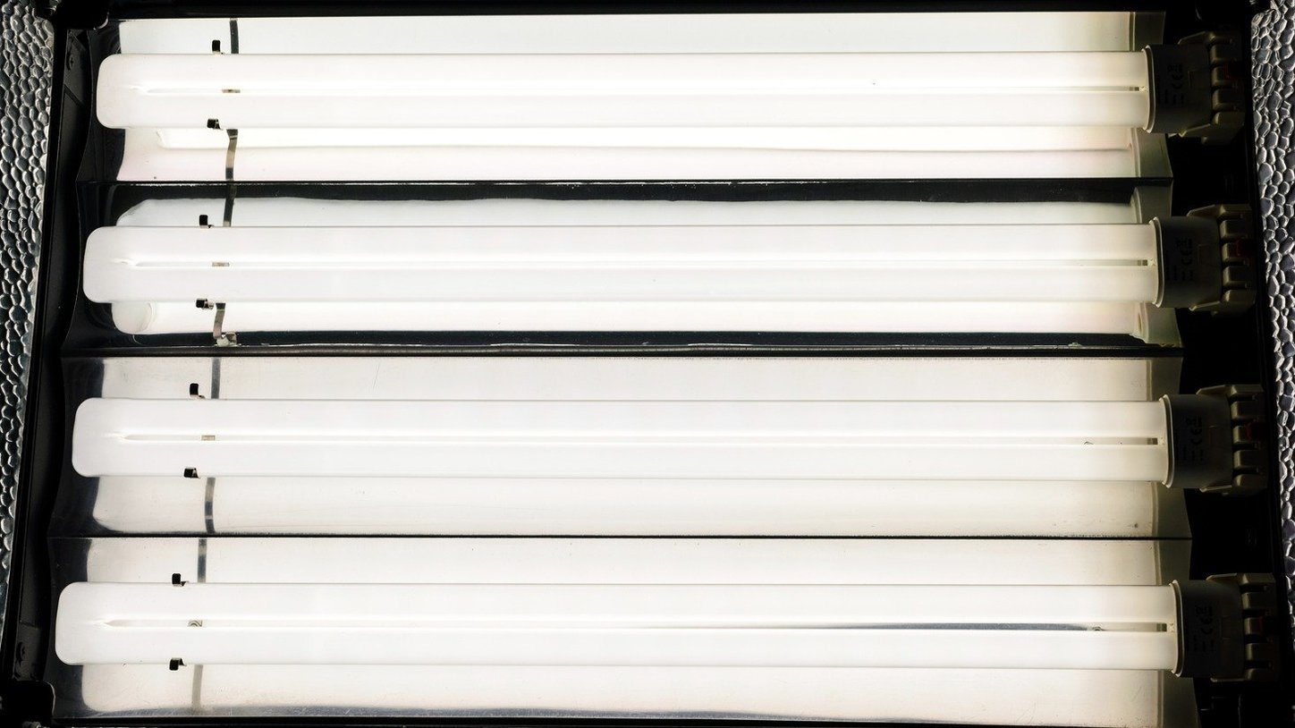 What is fluorescent lighting?