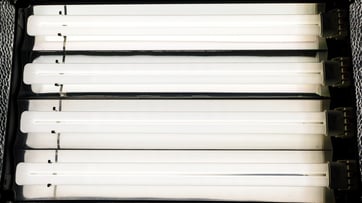 What is fluorescent lighting?