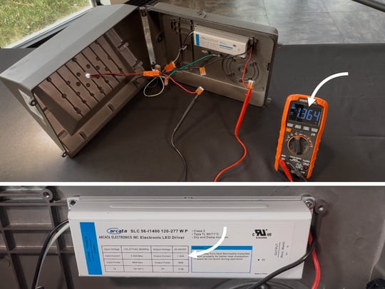 How to measure the output of a constant current LED driver