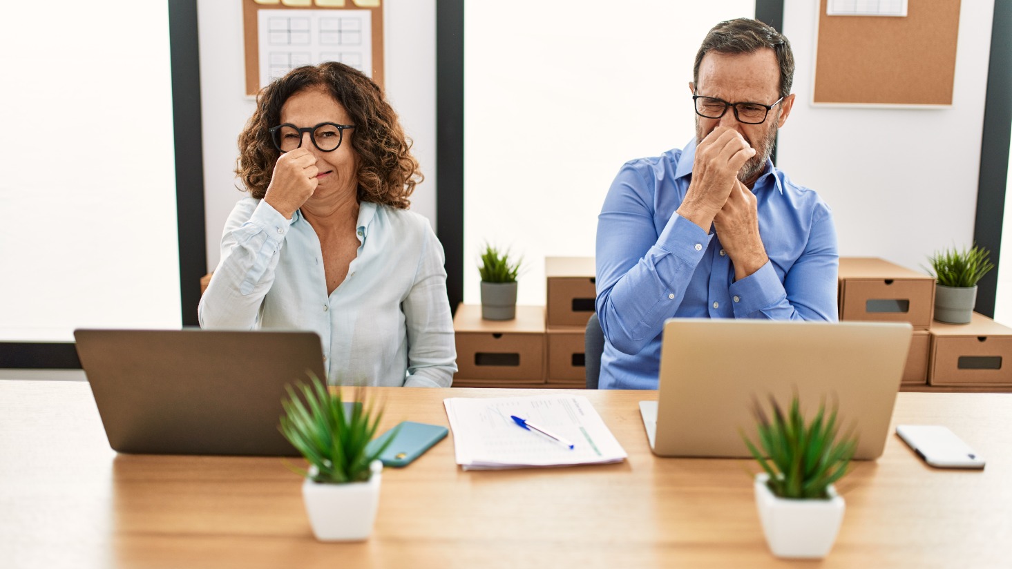 Eliminating odors in commercial buildings [A simple two-step process]