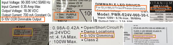 How to read an LED driver label